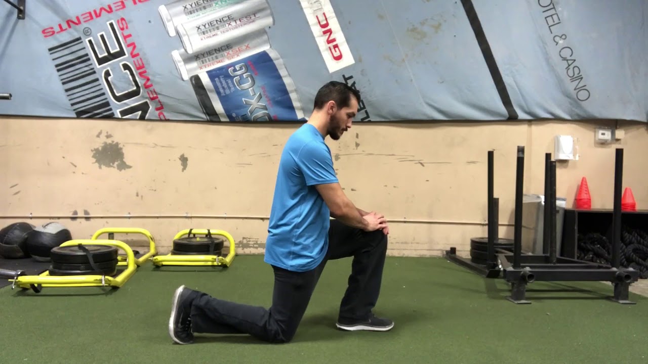 Static Hip Flexor Stretch - YouTube