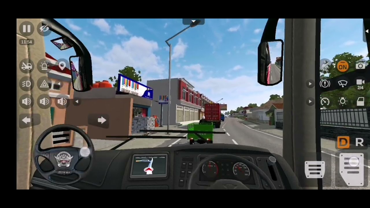 Hanif bus game || bus simulator Indonesia game || Hanif bus driving ...