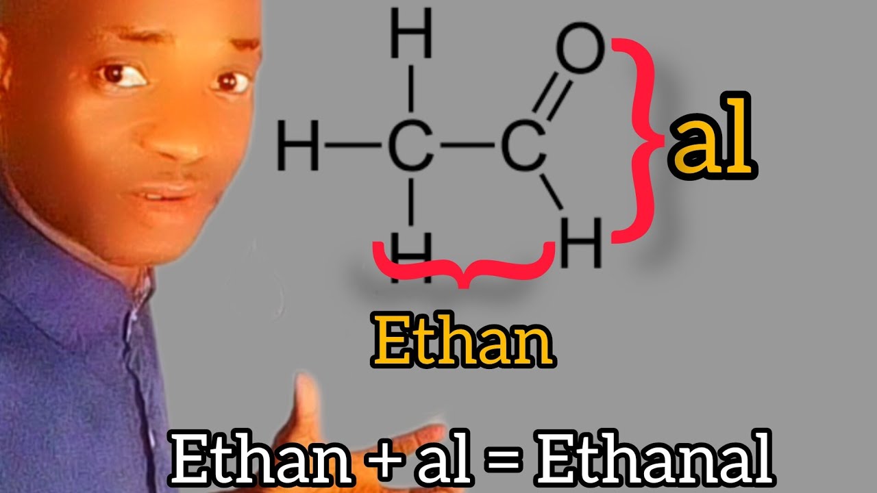 How to name a simple alkanal/aldehyde - YouTube