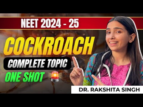 NEET 2024 Complete Cockroach in One Shot Class 11 Unit - 2 | Biology ...
