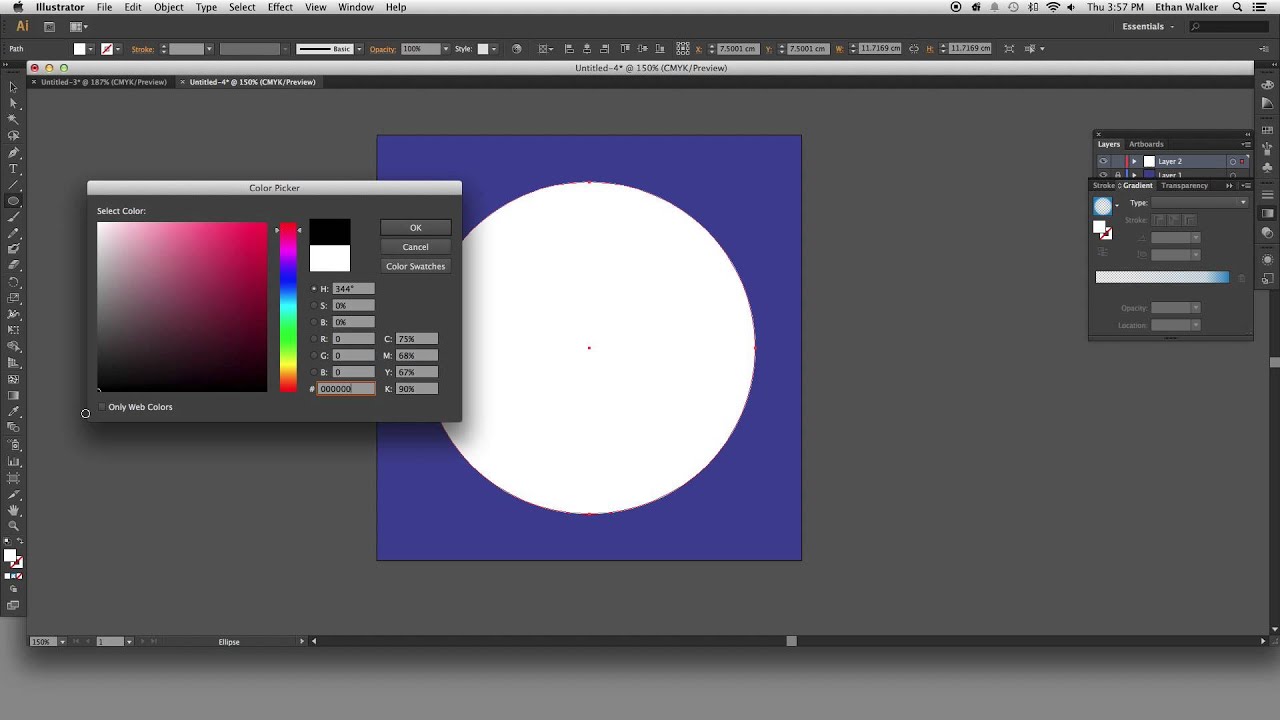 How to Design a BUBBLE SHAPE in Adobe Illustrator - YouTube
