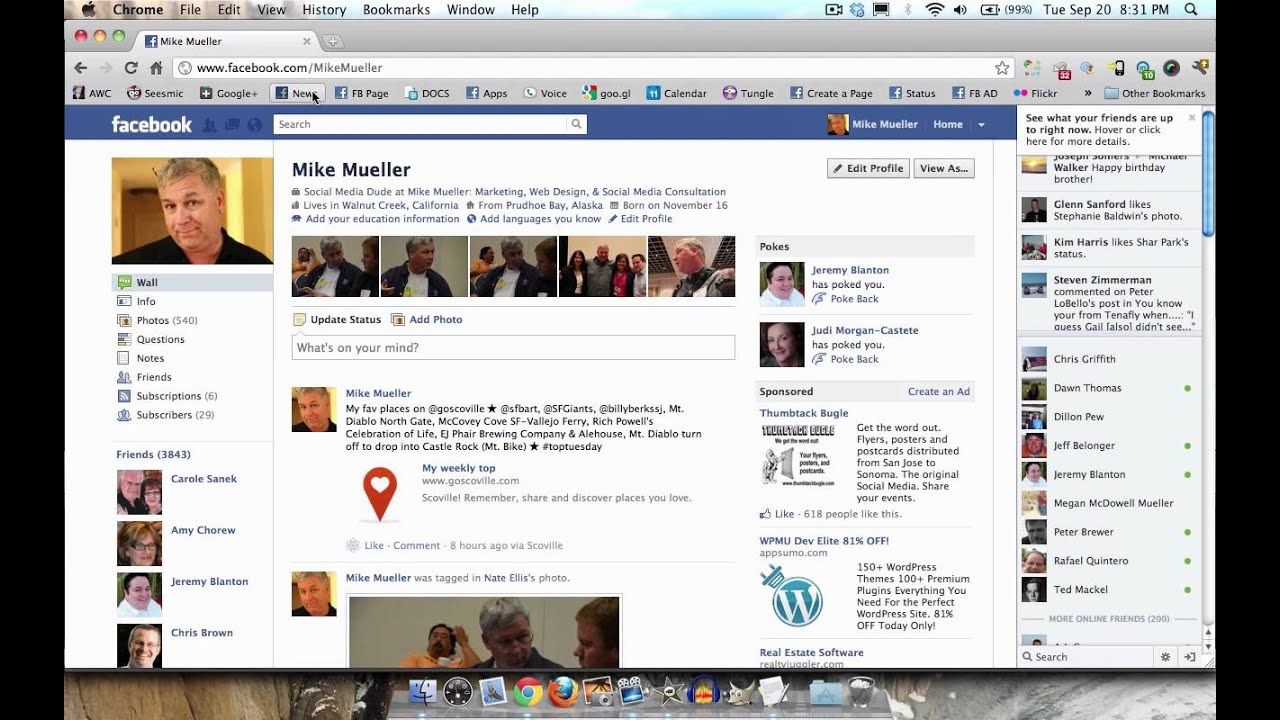 The new Facebook dashboard (LIVE) - YouTube