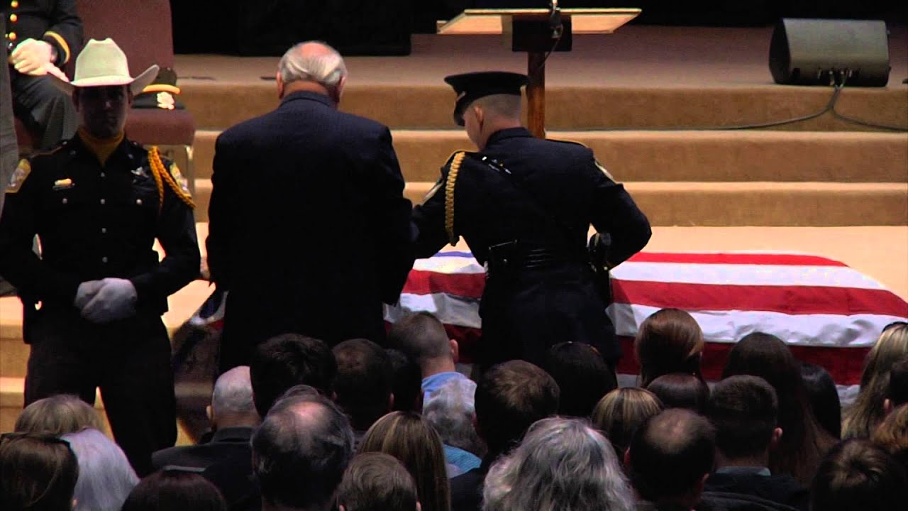Funeral Pays Tribute To Deputy Adam Sowders 10pm - YouTube