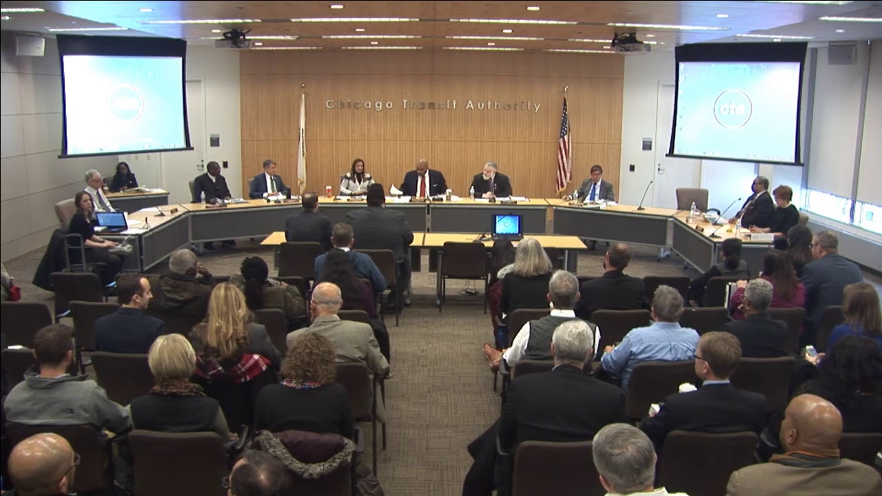 Chicago Transit Board Meeting - December 2018 - YouTube