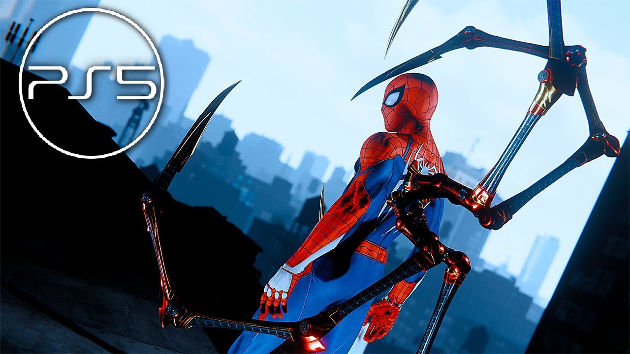 Marvel's Spider-Man PS5 - Iron Spider Legs Gameplay in 4k 60fps - YouTube
