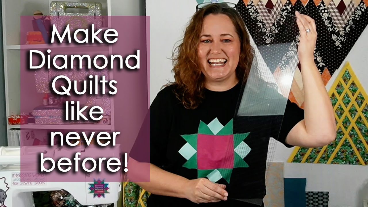 New Ruler: The Diamond Strip Ruler makes Diamond Quilts Faster and ...