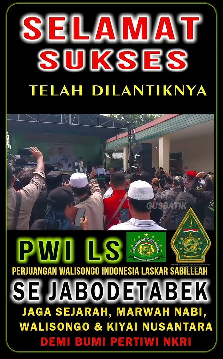 SELAMAT SUKSES PWI LS JABODETABEK - YouTube