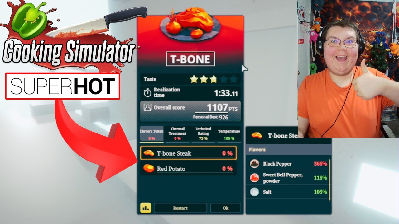 Cooking in super hot cooking simulator! - YouTube