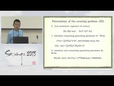 Xi Yin - Comments on BPS states in N=4 SYM - YouTube
