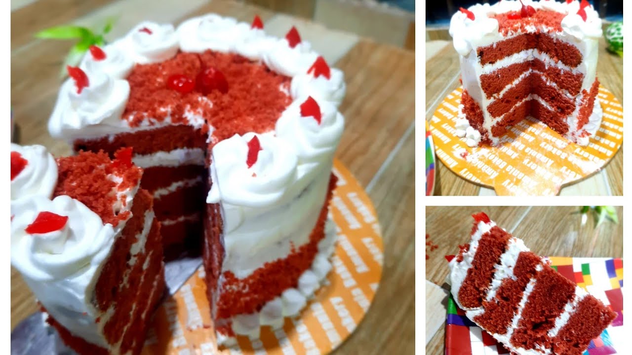 1egg রেড ভেলভেট কেকের রেসিপি। (professional)red velvet cake recipe ...