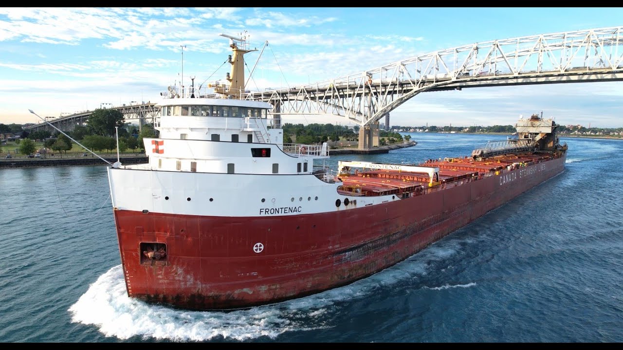 CSL FRONTENAC - Upbound Port Huron, Michigan 7-4-2024 - YouTube