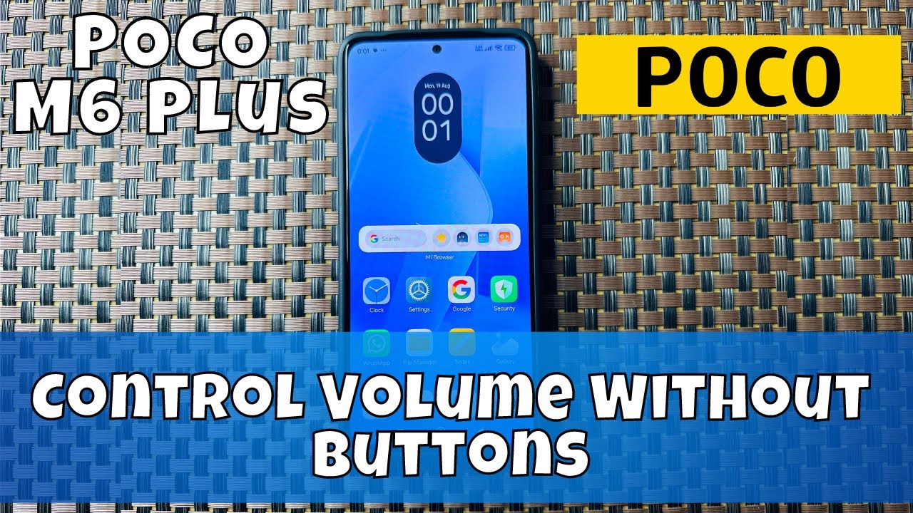 How To Control Volume Without Buttons In POCO M6 Plus - YouTube