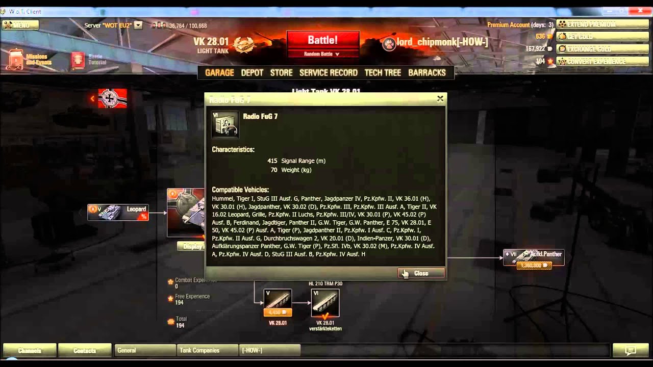 World of Tanks Review: VK 28.01 - YouTube