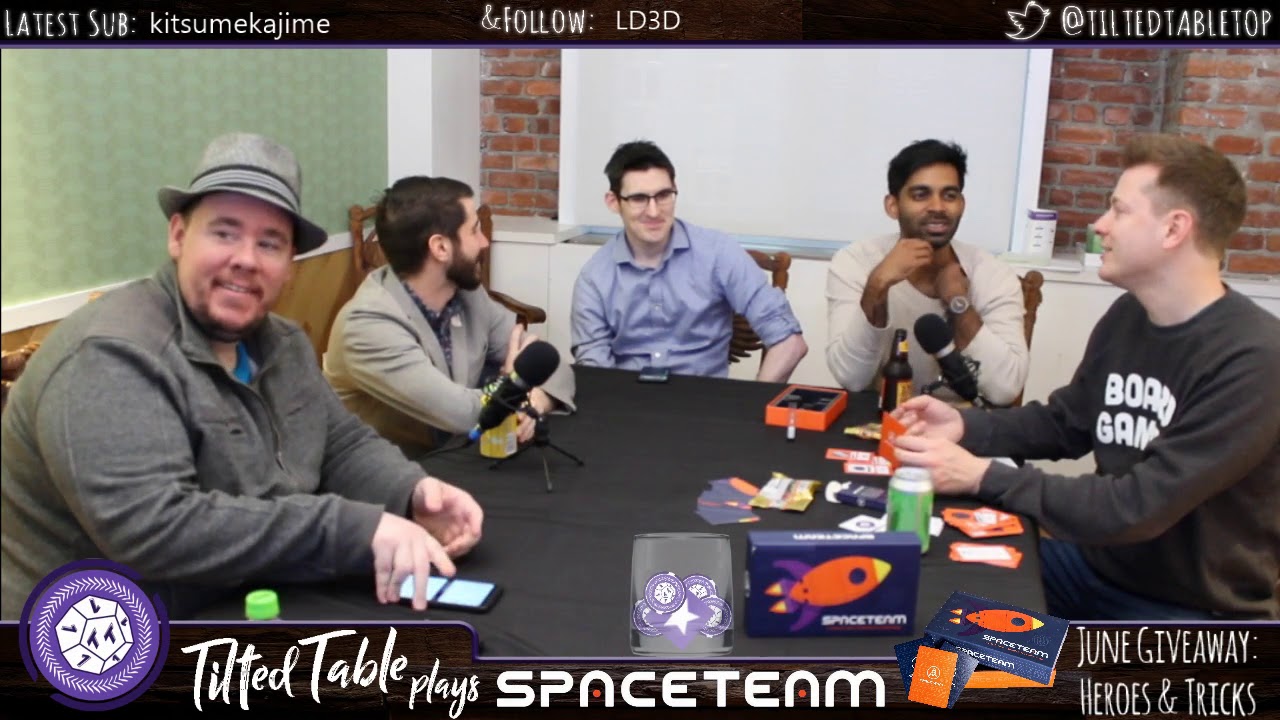 Tilted Table Plays Spaceteam - YouTube