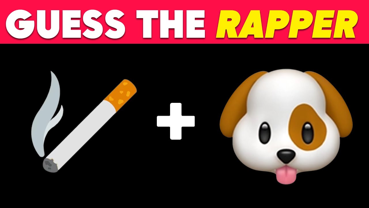 Guess the Rapper by Emoji? - YouTube