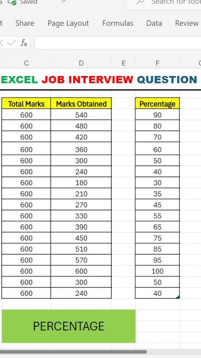 Excel Tips: Crack any Excel Job Interview with this Top Question! #exceltips #exceltutorial # ...