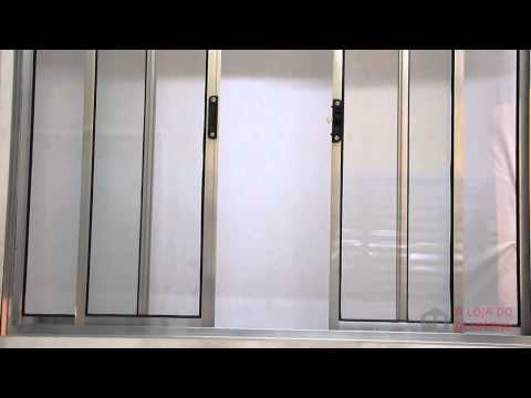 Vitro de Alumínio 4 Folhas Brilhante Linha Fit