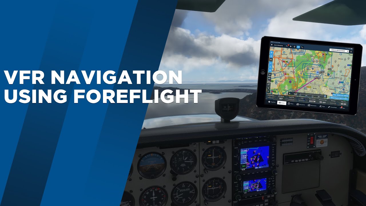 [MSFS] Realistic VFR flight with ForeFlight | C172 | EDNL - LOIH - YouTube