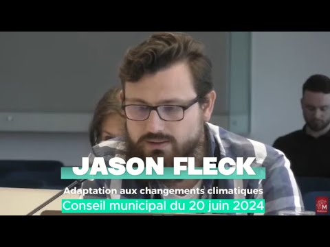 Jason FLECK. Adaptation aux changements climatiques. Conseil municipal ...