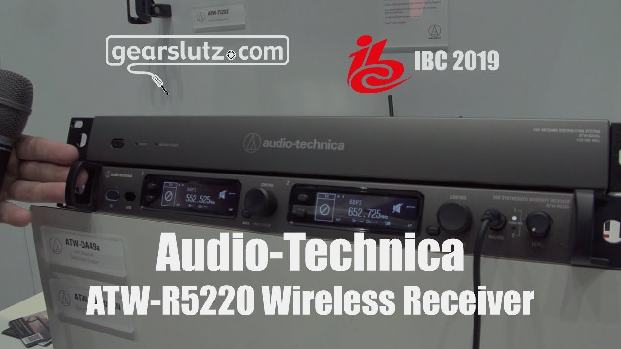 Audio-Technica ATW-R5220 Wireless Receiver - Gearslutz @ IBC 2019 - YouTube