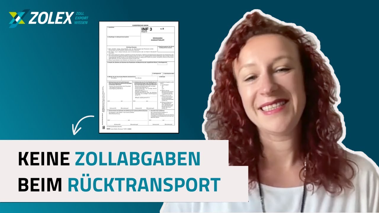 Was ist ein INF3? | Zoll- und Exportwissen - YouTube