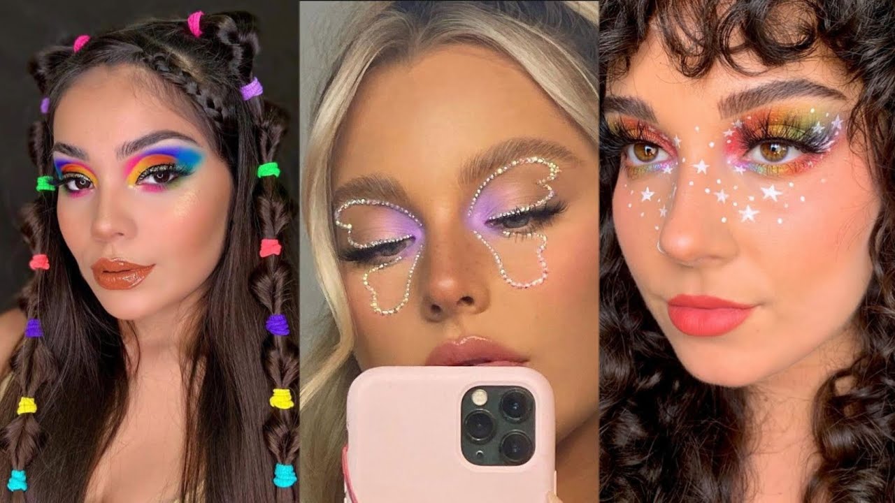 tutorial de maquiagem para carnaval 🌈 - YouTube