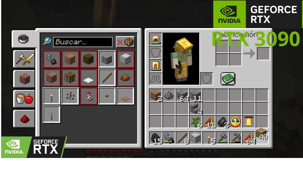 Minecraft Vessel of Hatred RTX 3090 24GB ( 4K Maximum Settings RTX ON ...