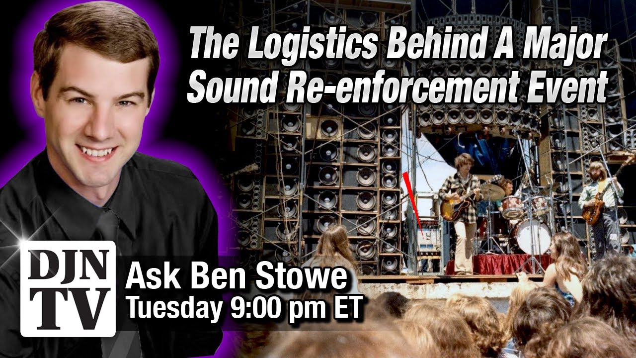 The Logistics Behind A Major Sound Re-enforcement Event Tuesday Night ...