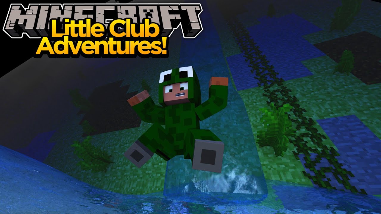 Minecraft Little club Adventures - Little Lizard GOES CLIFF DIVING ...