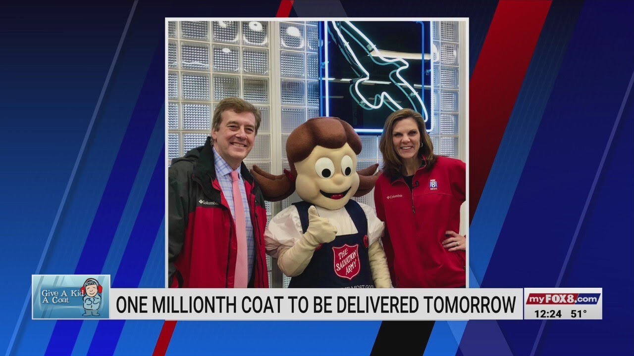 FOX8, Salvation Army to celebrate 1 millionth coat given for Give a Kid ...