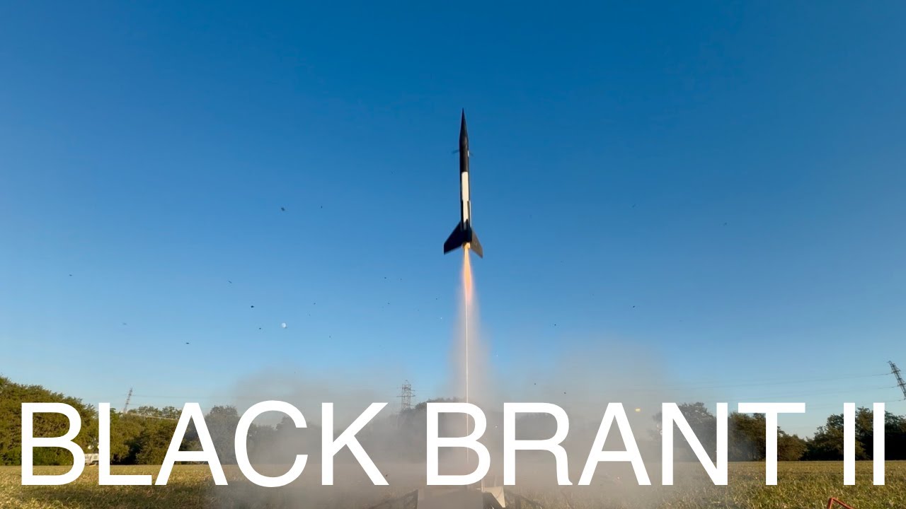 Estes Black Brant II - 1:13 Scale Model Rocket - YouTube