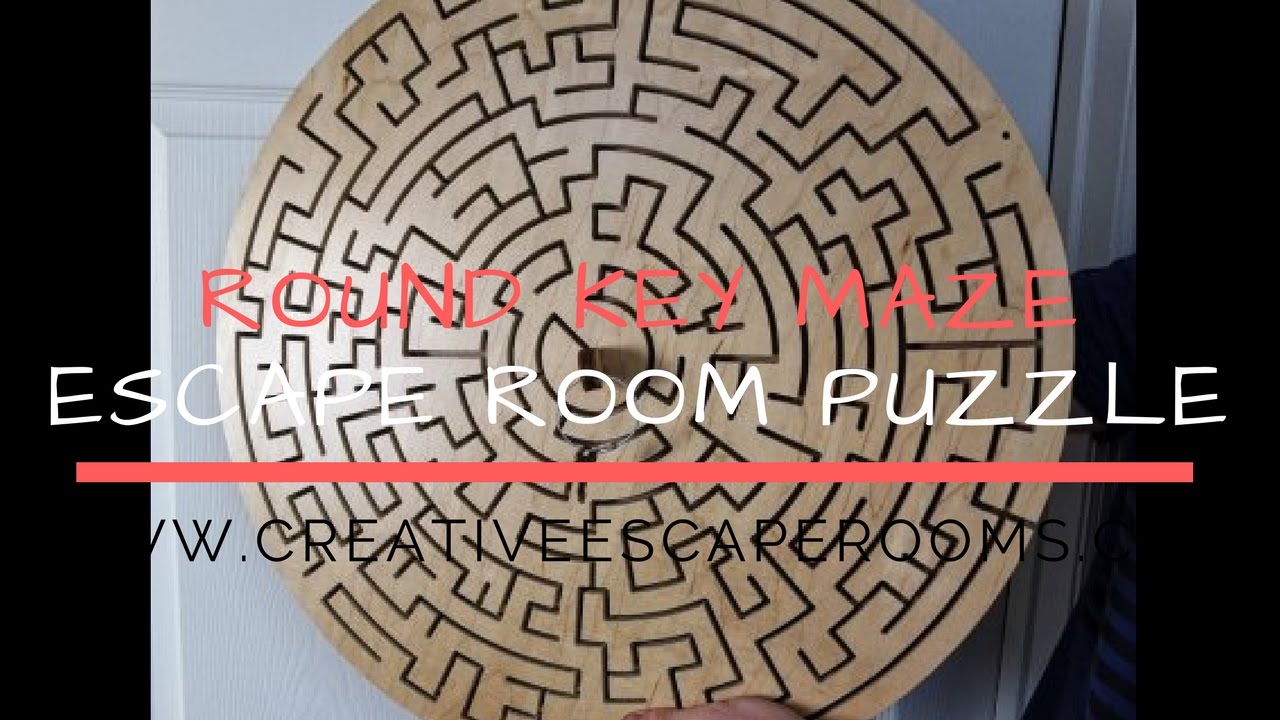 Round Key Maze Puzzle for Escape Rooms - YouTube