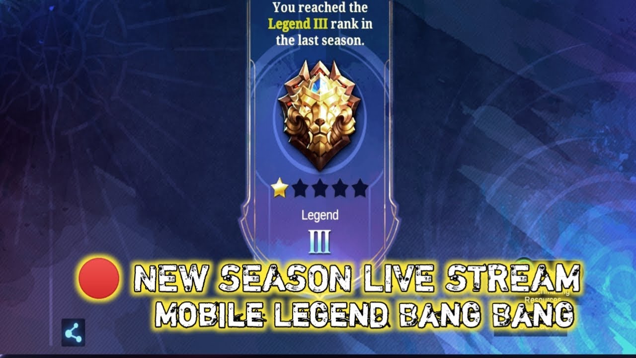 MOBILE LEGEND NEW SEASON RANK GAME | MLBB - YouTube