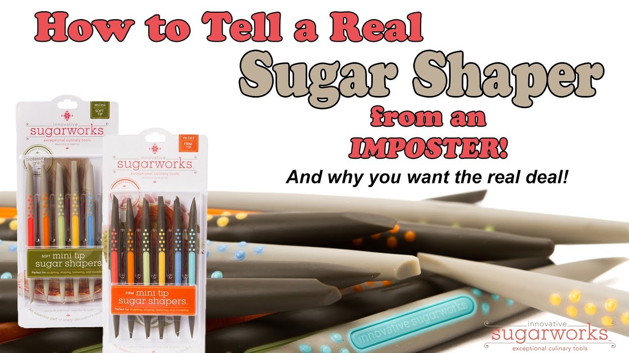 The Difference Between Real Sugar Shapers and Imitations - YouTube