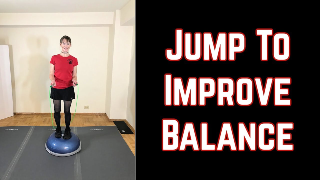 Jumping rope for better balance - YouTube