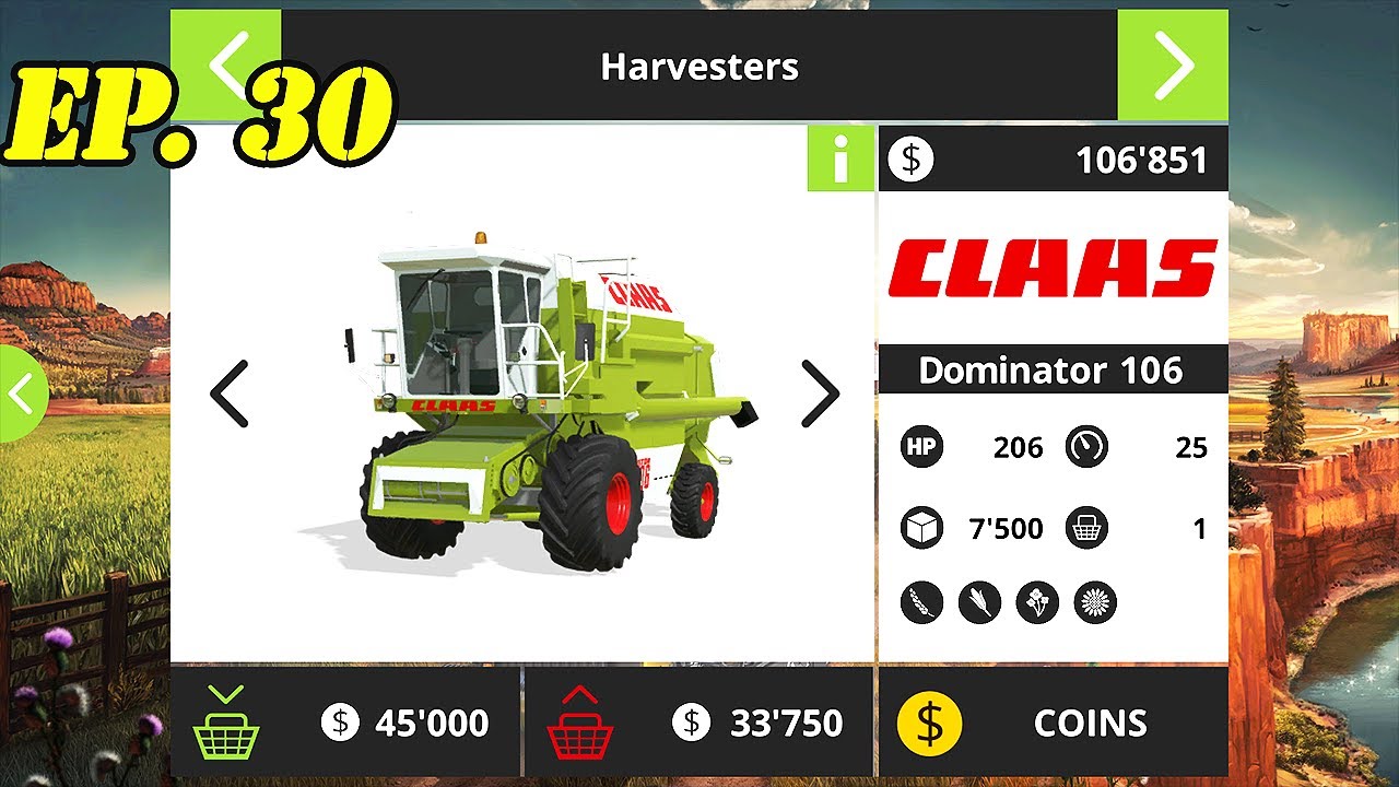 FS 18 COW FARM. Timelapse # 30. Second combine harvester. - YouTube