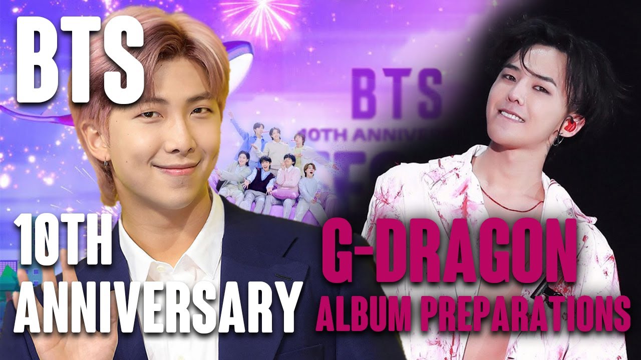 Big Bang’s G-Dragon update on his album preparations | BTS’s 10th ...
