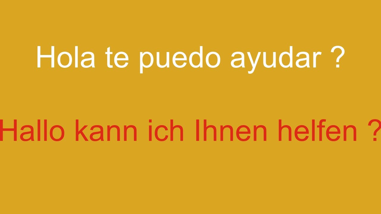 50 frases en alemán imprescindibles para saber en las tiendas - 1 - YouTube
