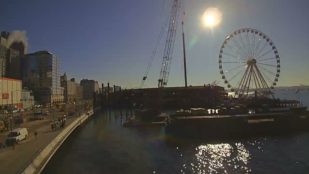 Pier 58 Pile Driving Timelapse - YouTube