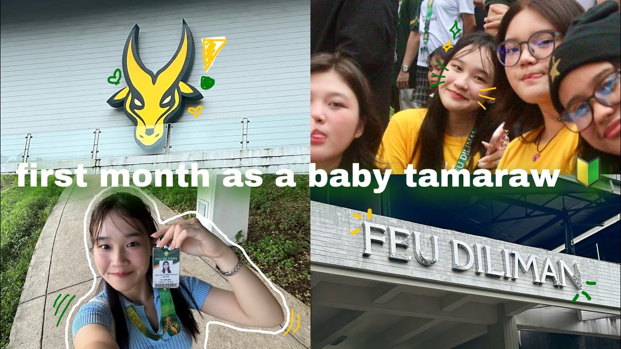 🍃 school vlog : first month as a baby tamaraw 🔰 - YouTube