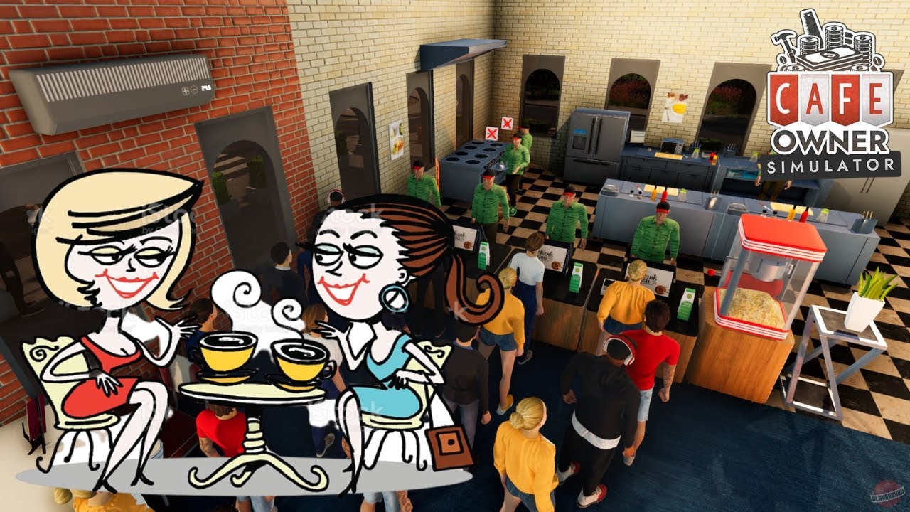café upgrade | cafe owner simulator - YouTube