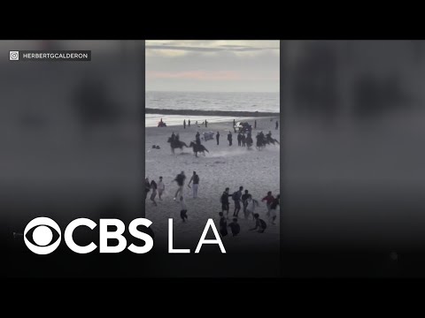 Hundreds arrested after unruly Fourth of July crowd draws massive police response in Newport Beach