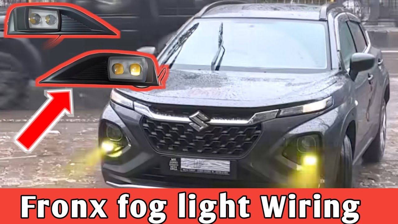 Maruti Fronx || Fog lights wiring in Fronx #fronx #light - YouTube