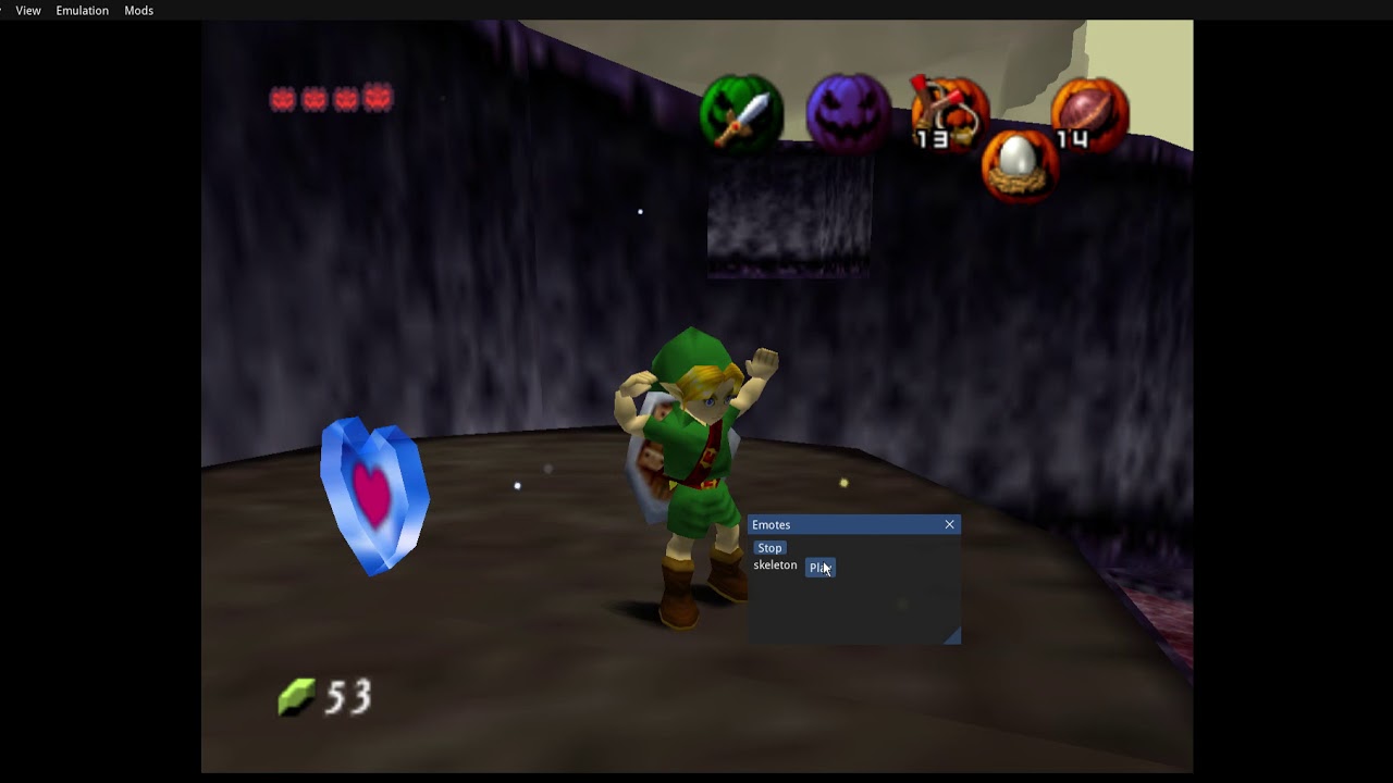 Oot Fixed scene hack Beta Kokiri Forest with modloader - YouTube