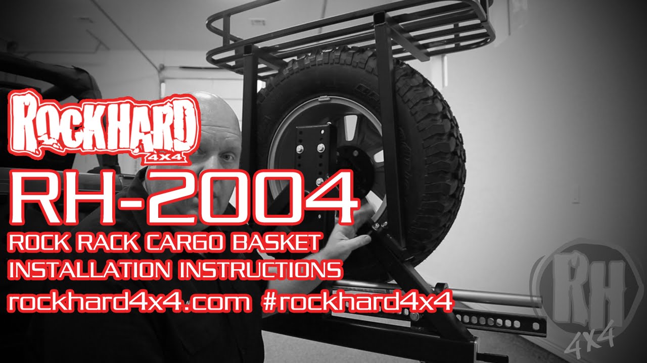 RH-2004 – Rear Bumper Rock Rack Cargo Basket – Install Instructions ...