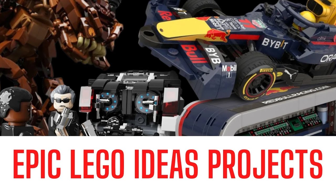 Incredible! Lego Ideas - LEGO Men In BLACK! and LEGO Red Bull F1 Car ...