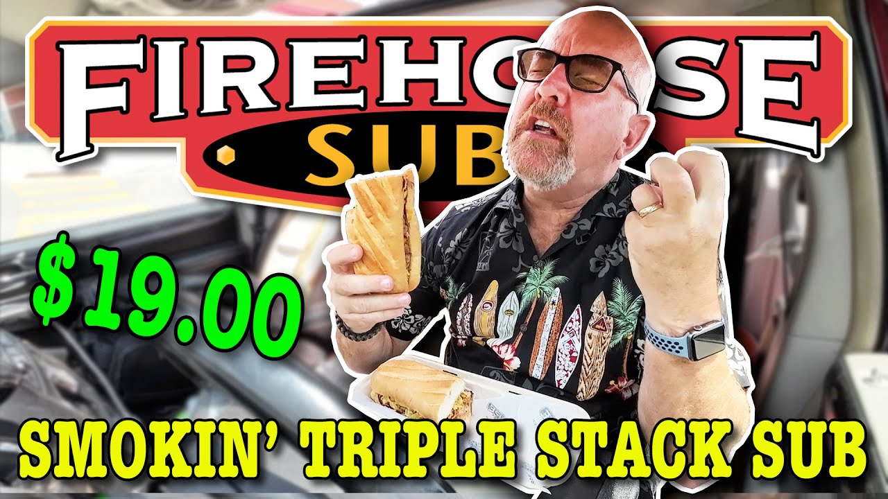 NEW • Smokin' Triple Stack Sub at Firehouse Subs - YouTube