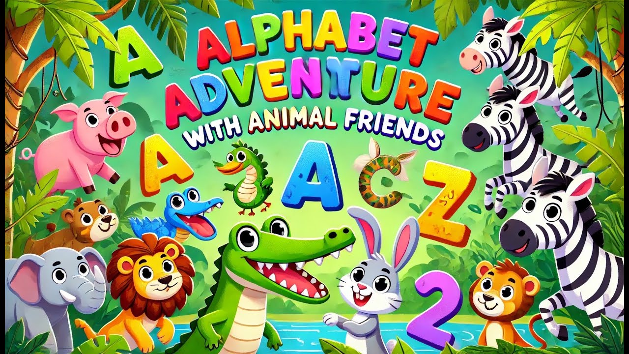 FUN Animals and Alphabets for KIDS | Kids Bedtime Stories | Mellower ...