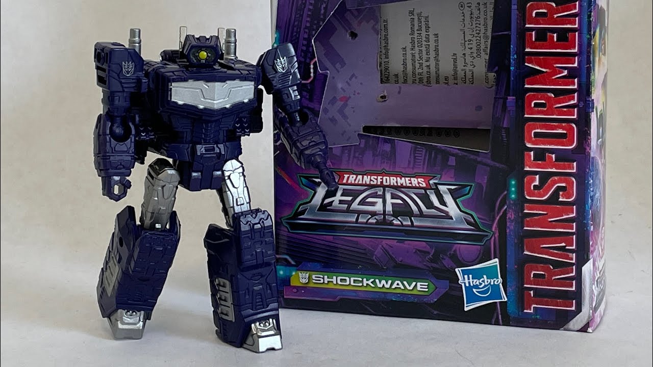 SHOCKWAVE Transformers Legacy Core Class Shockwave Review - YouTube