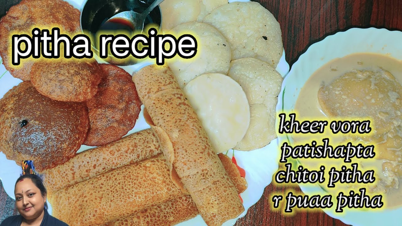 #Sheit kalin 3 dhoroner pitha recipe,veja chaler bata dea . darun ...